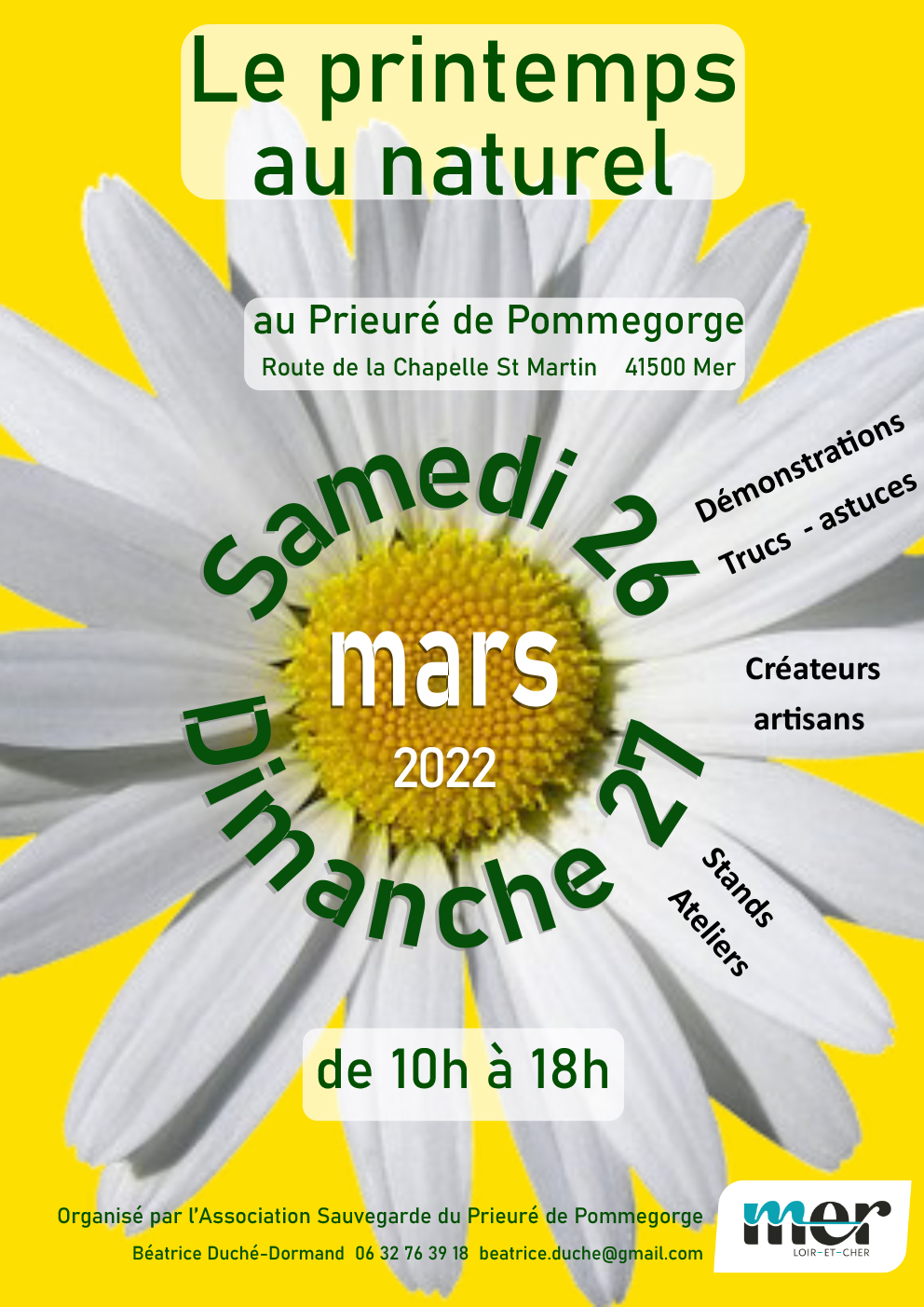 "Le printemps au naturel" au prieuré de Pommegorge - Mer